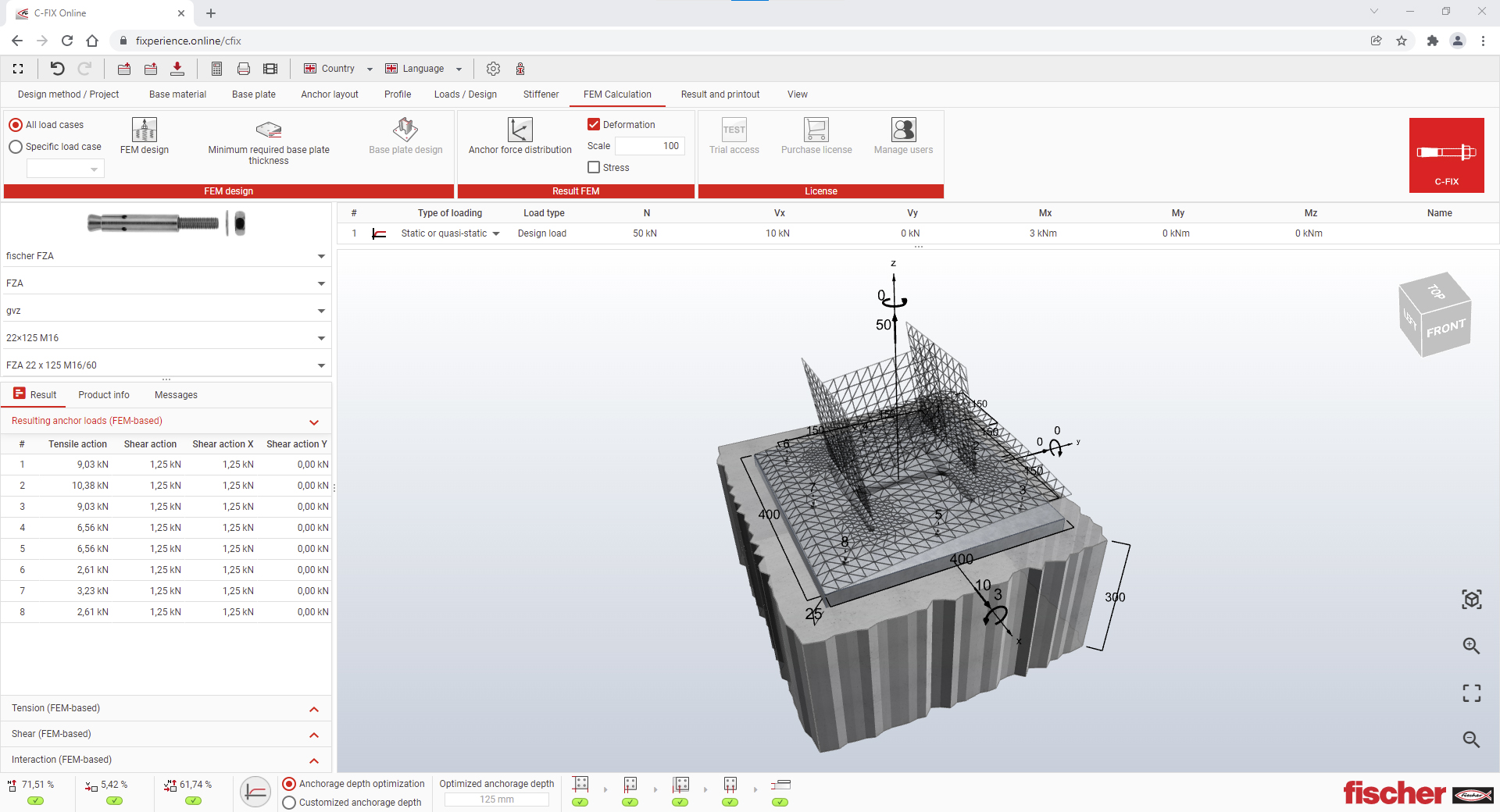 fischer C-FIX Online FEM Module - fischer group of companies